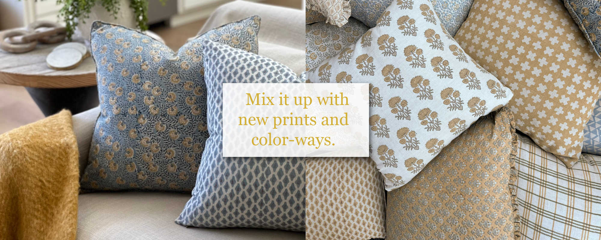 Bastideaux Pillows Bogo Laurette SeaBloom