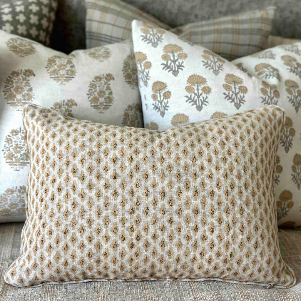 Bogo in Midnight Pillow 22x22 – Bastideaux Artisan Textiles
