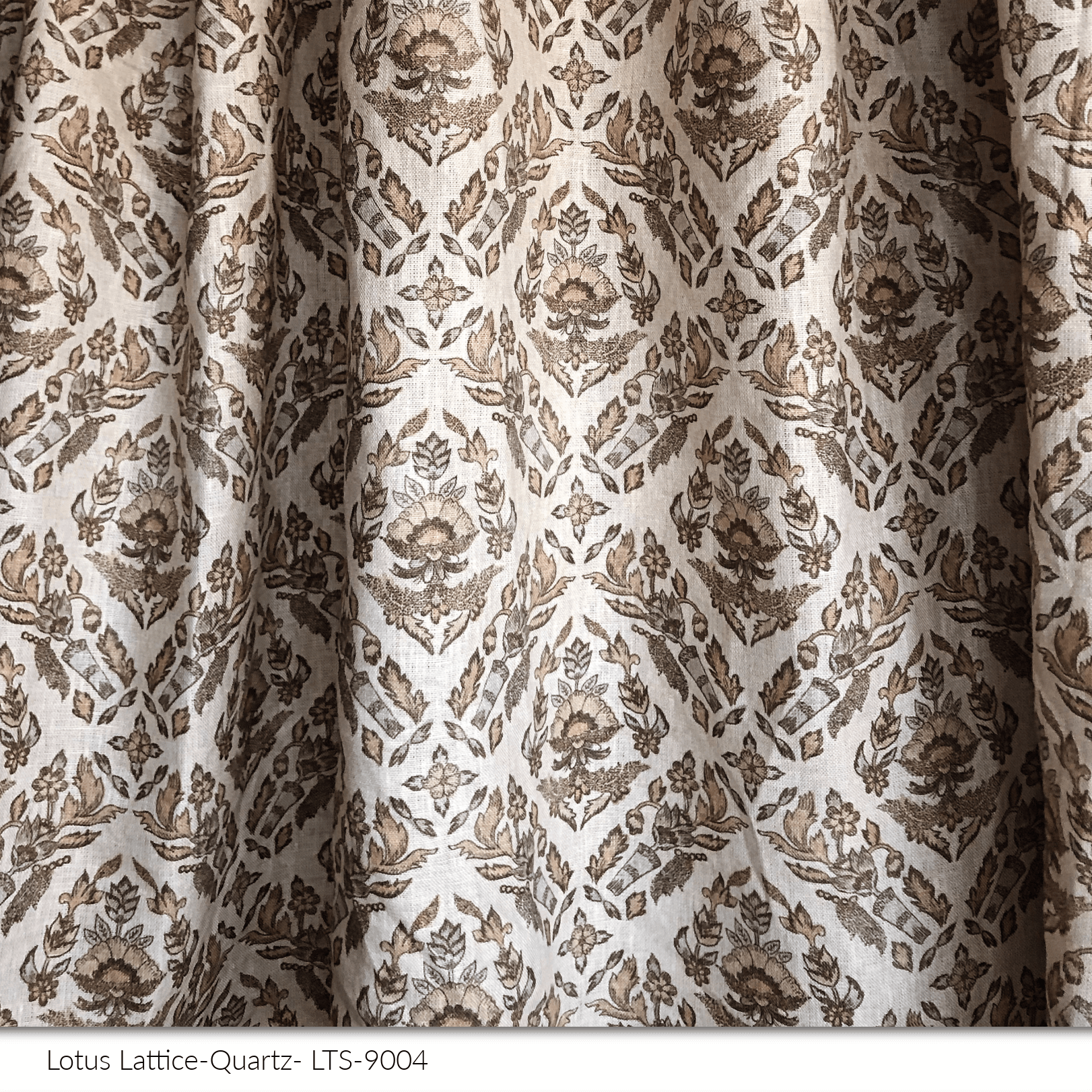 Lotus Lattice – Bastideaux Artisan Textiles