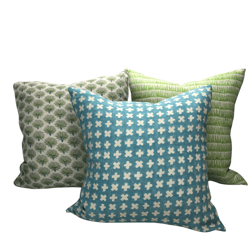 Bogo in Chalk 22x22 – Bastideaux Artisan Textiles