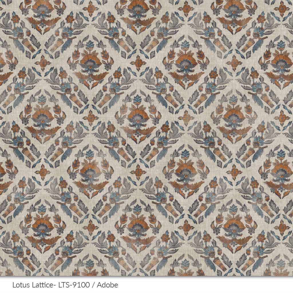 Lotus Lattice – Bastideaux Artisan Textiles